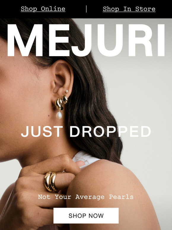 Mejuri: Just Dropped: Not Your Average Pearls | Milled