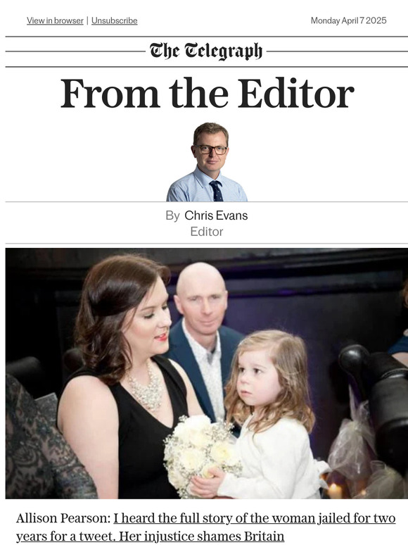 The Telegraph: Allison Pearson hears the full story of the woman jailed ...