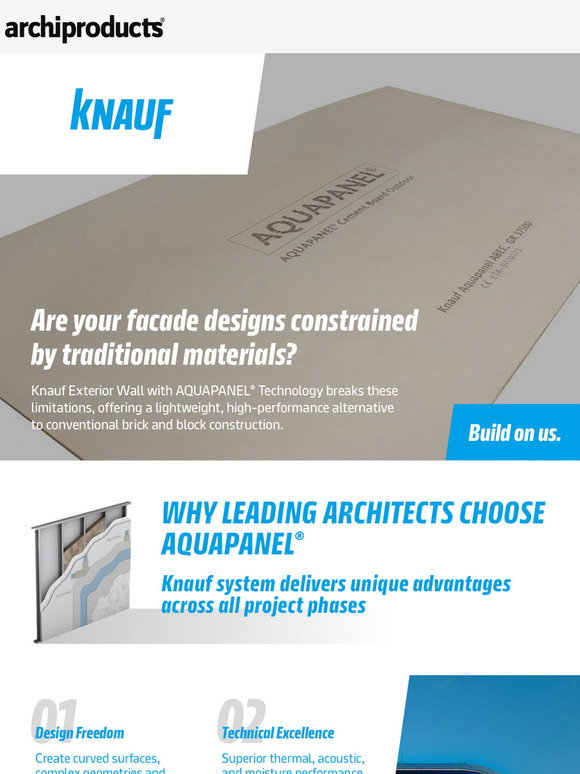 Archiproducts: Knauf AQUAPANEL Exterior Wall: high-performance facade ...