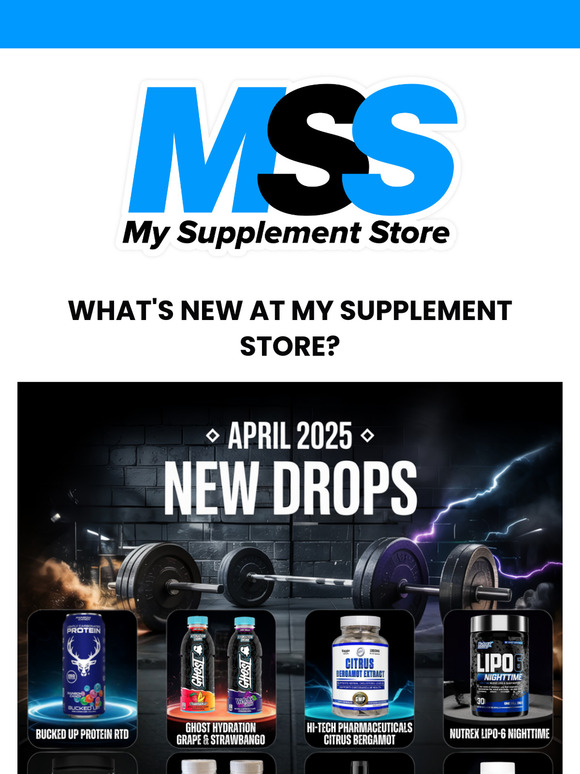 My Supplement Store: Just Released: New Supplements for April 2025 🔥 ...