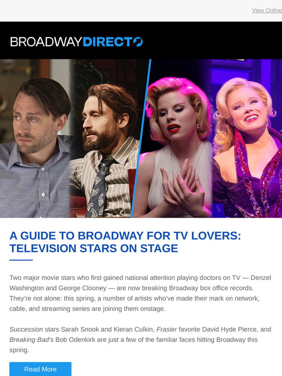 Broadway Direct: A Guide to Broadway for TV Lovers: Television Stars on ...