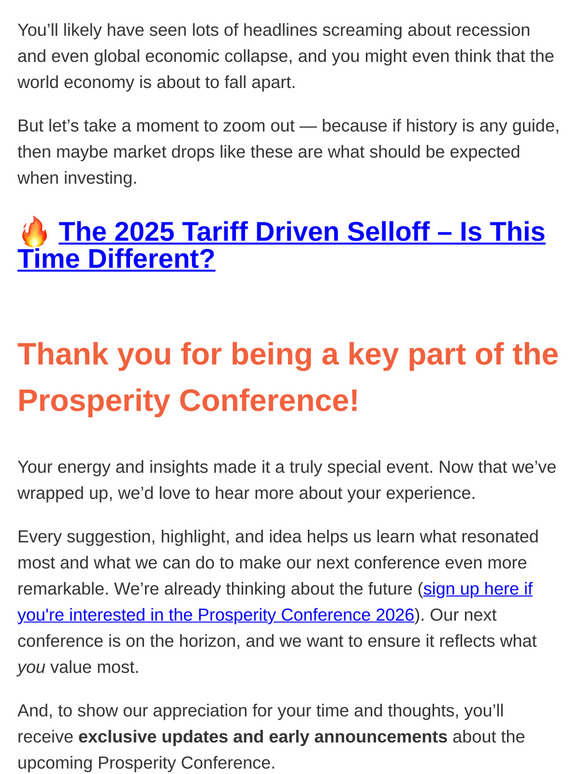 Physician on FIRE: 🔥 The 2025 Tariff Driven Selloff – Is This Time ...