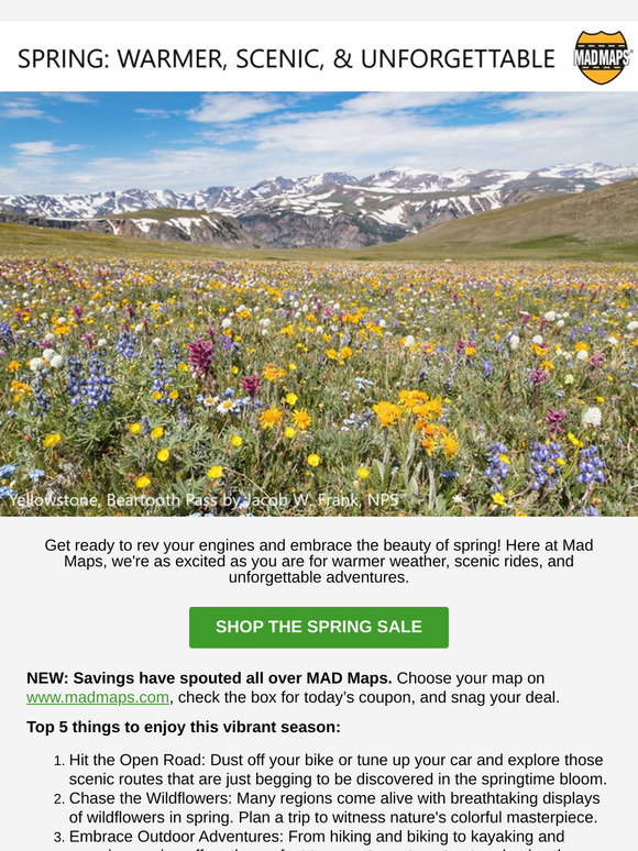 Maps: 🐝 Spring into Savings & Adventure with Mad Maps! 🐝 | Milled