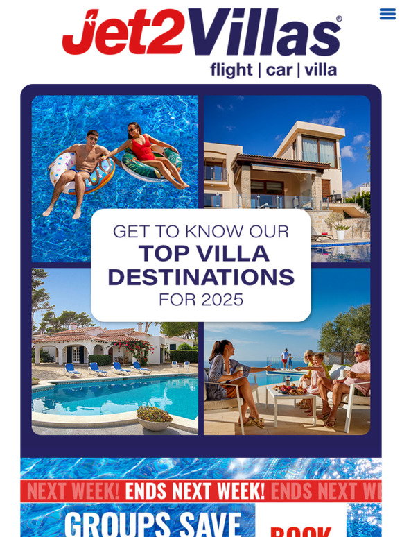 Jet2holidays: Get to know our top villa destinations for 2025 | Milled