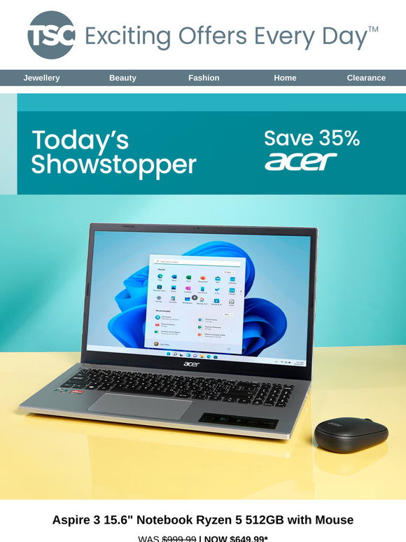 The Shopping Channel: Acer Laptop, Sony PS5 & TruGold Jewellery | Milled