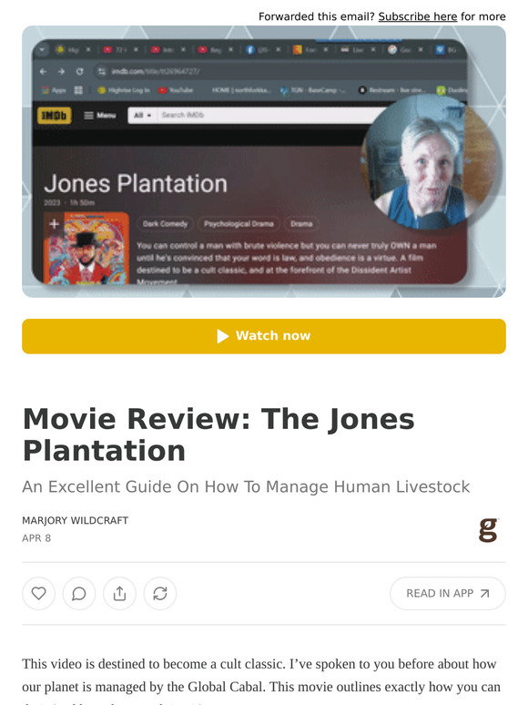The Grow Network: Movie Review: The Jones Plantation | Milled