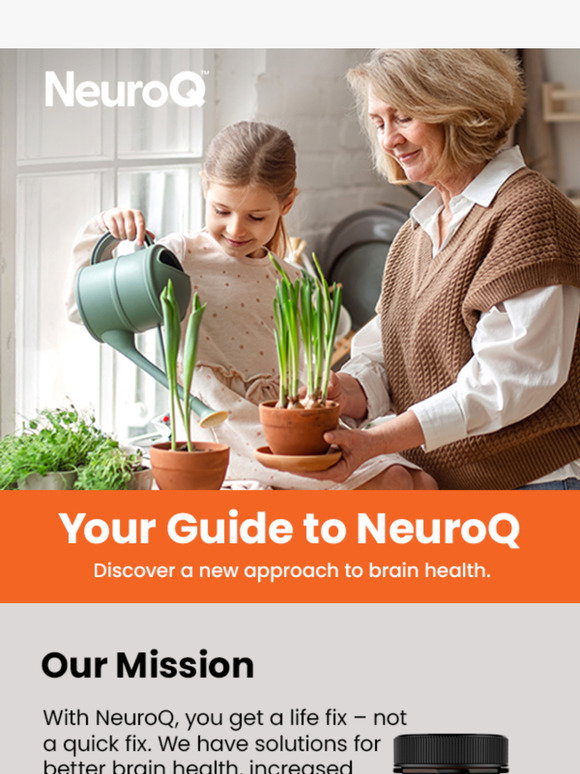 NeuroQ: Doctor-developed solutions for optimal brain health. | Milled