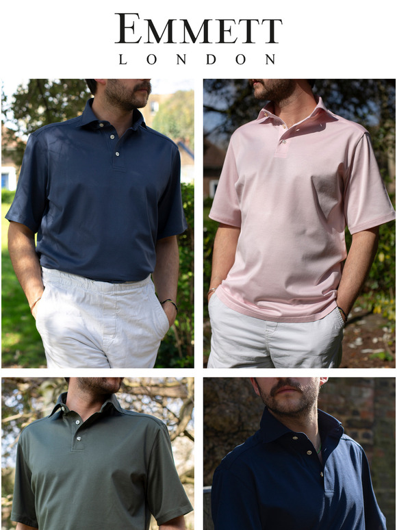 Emmett London: Short Sleeve Jersey Polos Are Here! | Milled