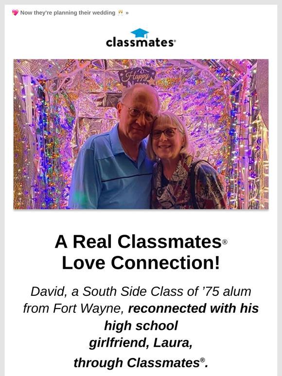 Classmates: —, David reconnected with Laura on Classmates® | Milled