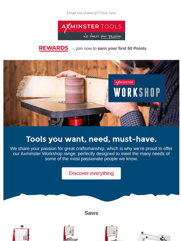 Axminster Tools: Must-haves from Axminster Workshop | Milled