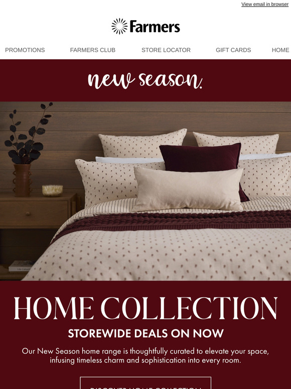 Farmers: New Season Home Collection available now! | Milled