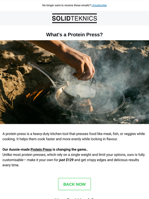 Solidteknics: Our Protein Press Explained! | Milled