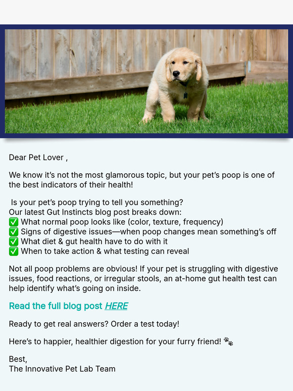 Innovative Pet Lab: Let’s Talk 💩 – What’s Normal & When to Worry! | Milled
