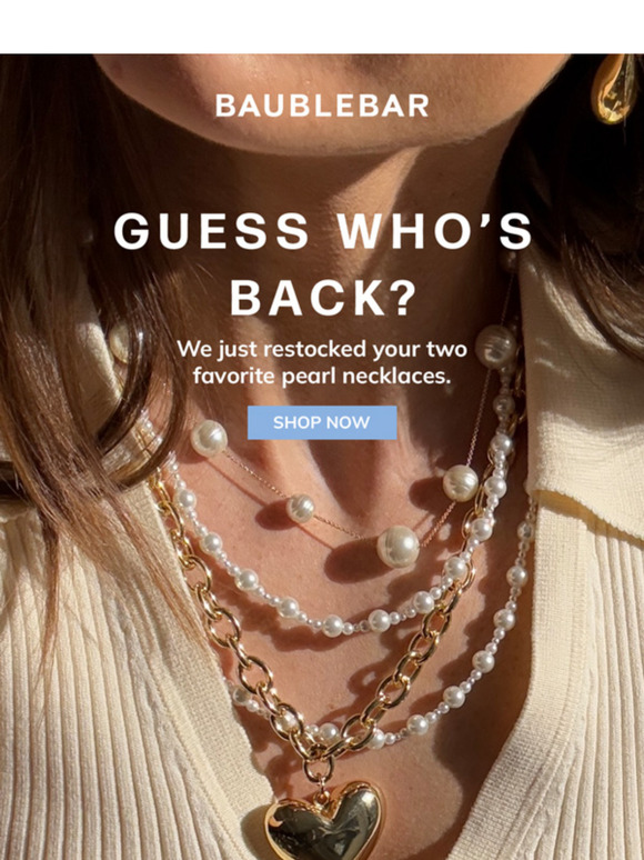 BaubleBar Email Newsletters: Shop Sales, Discounts, and Coupon Codes