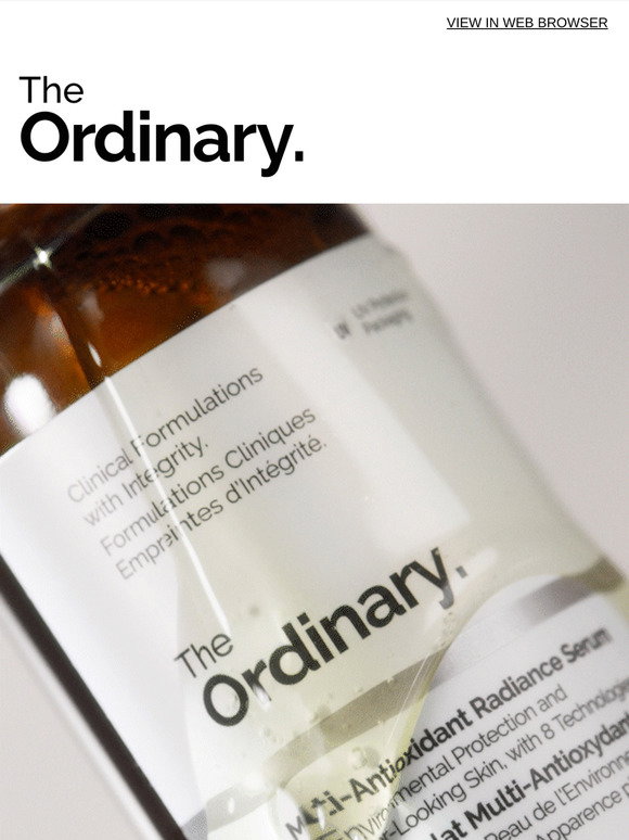 The Ordinary: The O. Newsletter: April. | Milled