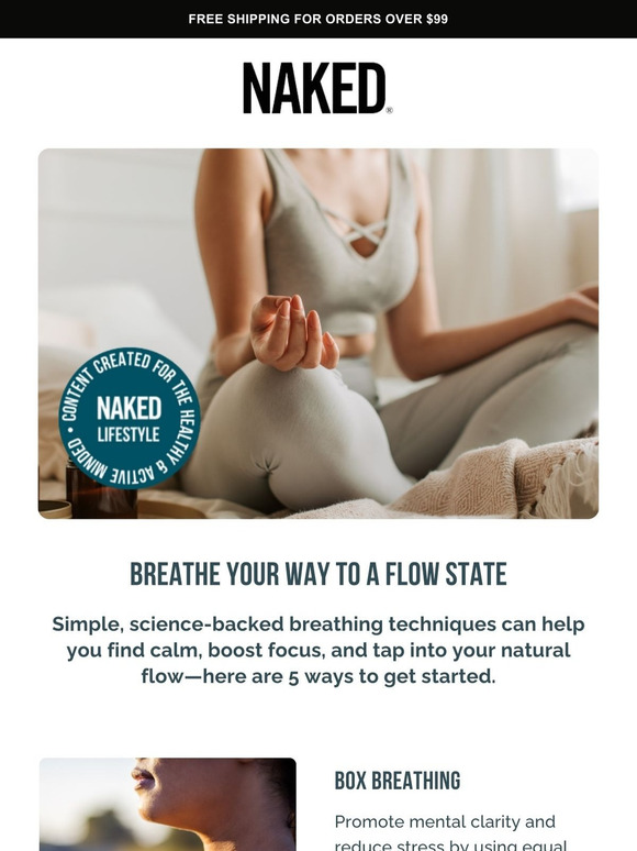 Naked Nutrition: Reach the Flow State on Demand | Milled