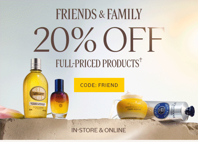 L'Occitane: Friends & Family 20% Off 🥰 | Milled