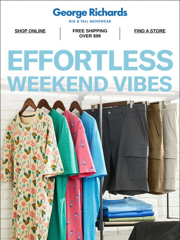 George Richards: Never Miss the Mark with these Weekend-Ready Looks ...