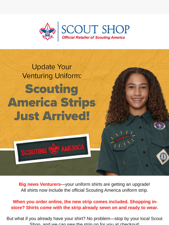 Scout Shop: New Venturing Uniform Update? Oh Yeah, It’s Official. | Milled