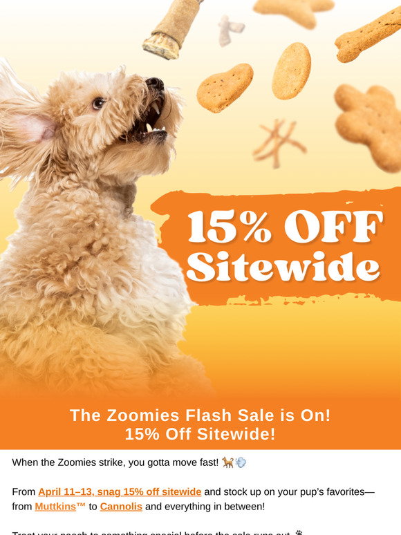 Annie's Pooch Pops: The Zoomies Flash Sale is HERE! 🐕💨 | Milled
