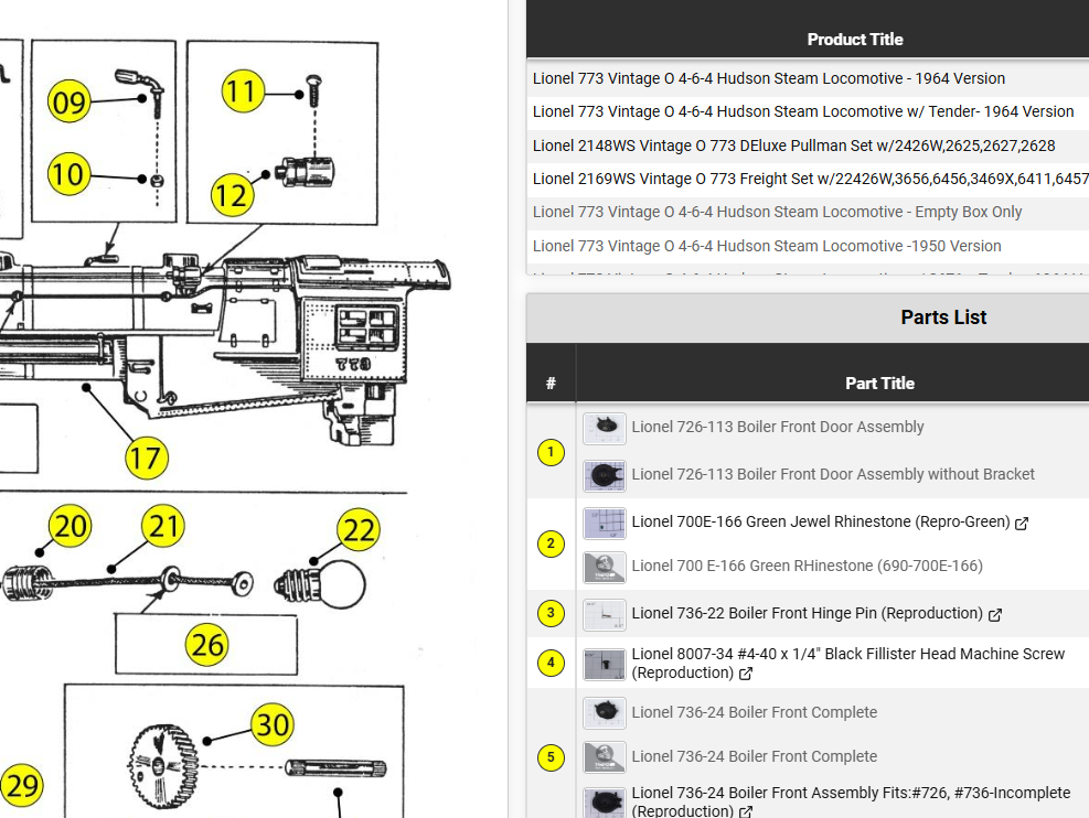 Trainz: Exploded view parts diagrams! | Milled