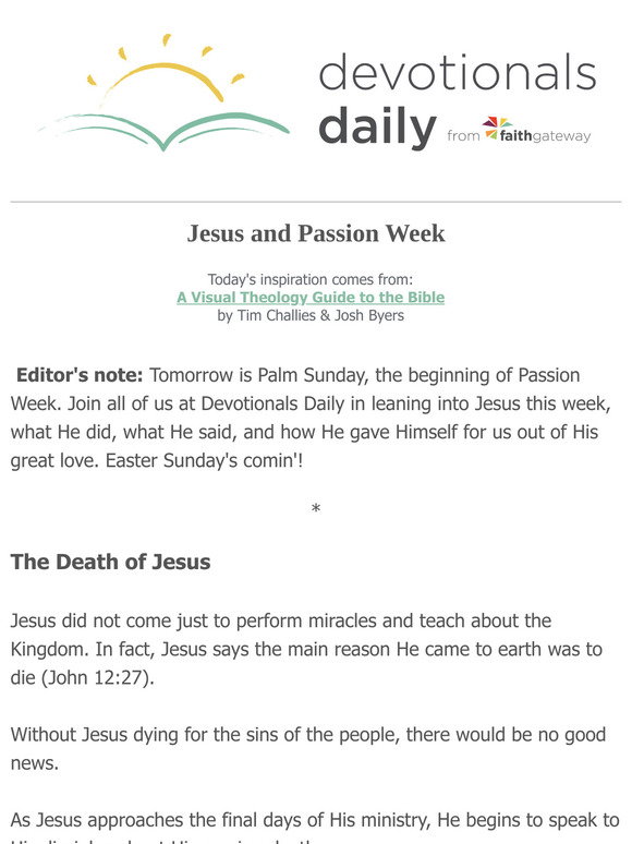 FaithGateway: prepare your heart for Passion Week + 2 FREE Easter ...