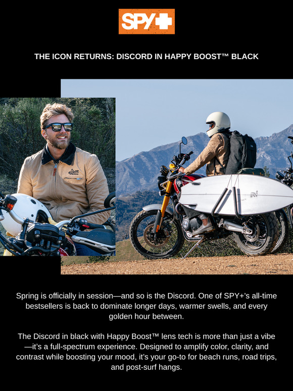 SPY: Spring’s Calling: Kick off Sun season in Black Happy Boost in our ...