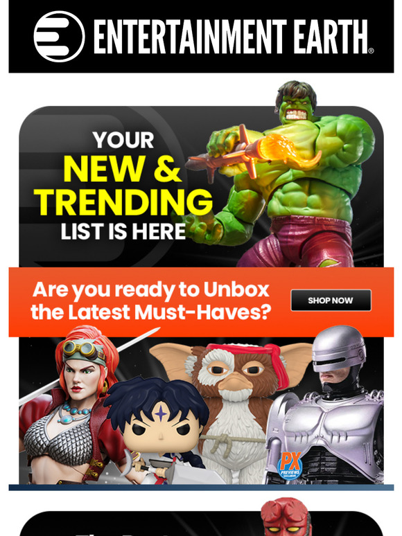 Entertainment Earth: Collectors Only: Top Trending Figures Just Landed ...