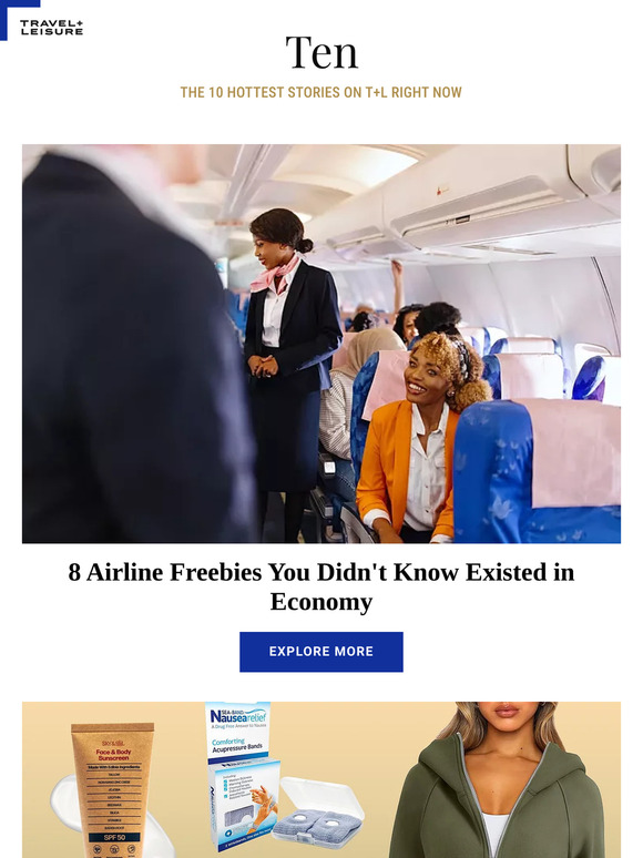 Travel + Leisure: 8 Airline Freebies You Didn't Know Existed in Economy ...