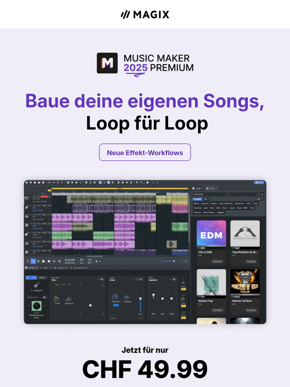 MAGIX: Entdecke den einfachsten Weg, Musik zu machen | Milled