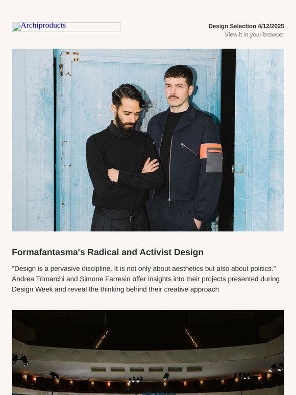 Archiproducts: Milan Design Week 2025: Events, Installations, and ...