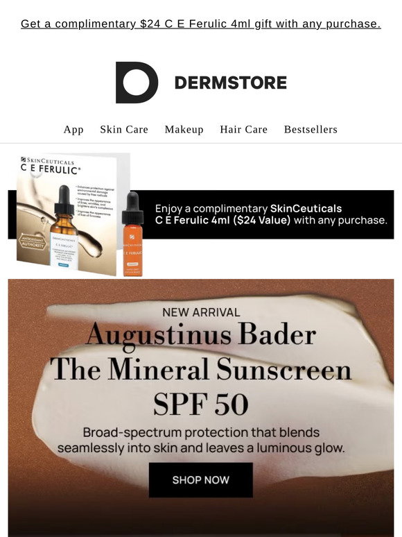 Dermstore: The new SPF from Augustinus Bader that blends seamlessly ...