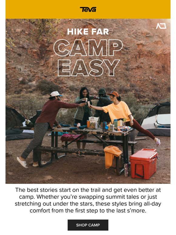 Teva: Camp isn’t just a place—it’s a state of mind. ⛺️ | Milled