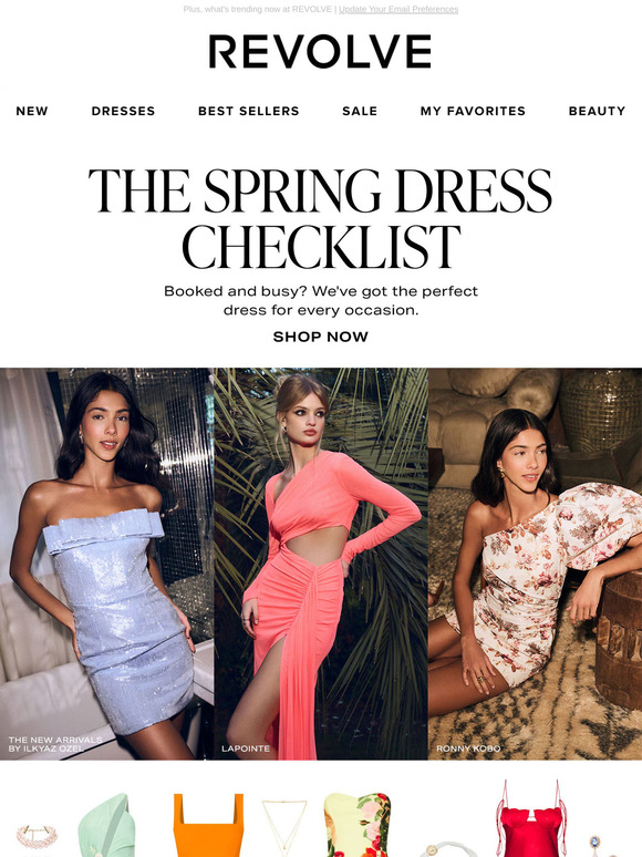 REVOLVE Email Newsletters: Shop Sales, Discounts, and Coupon Codes