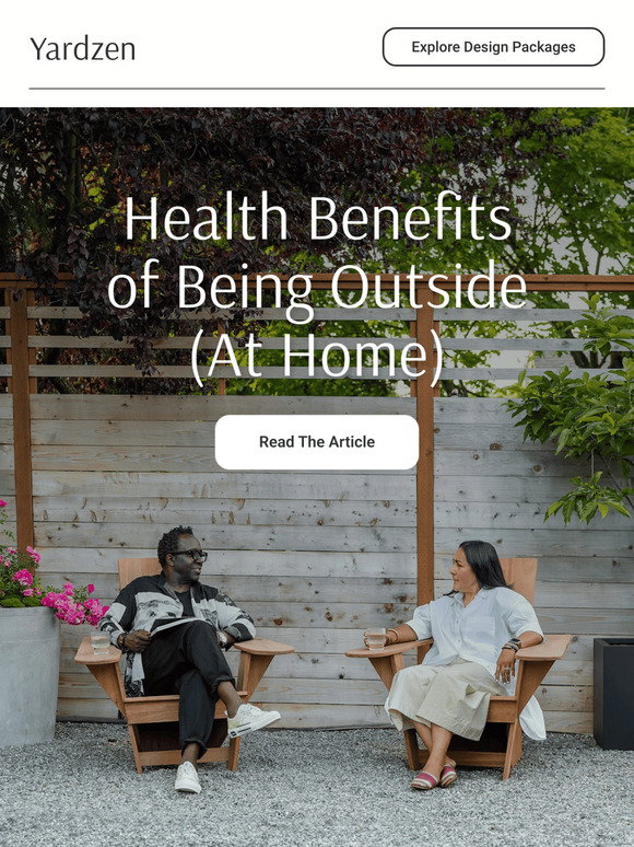 Yardzen: Science-backed health benefits of being outside | Milled