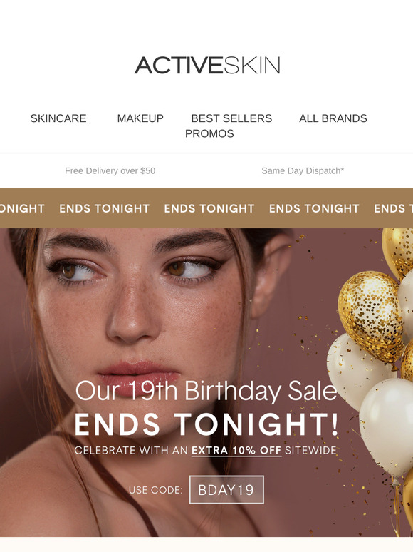 Activeskin: Our Birthday Sale Ends Tonight 🎂 Save 10% Sitewide | Milled