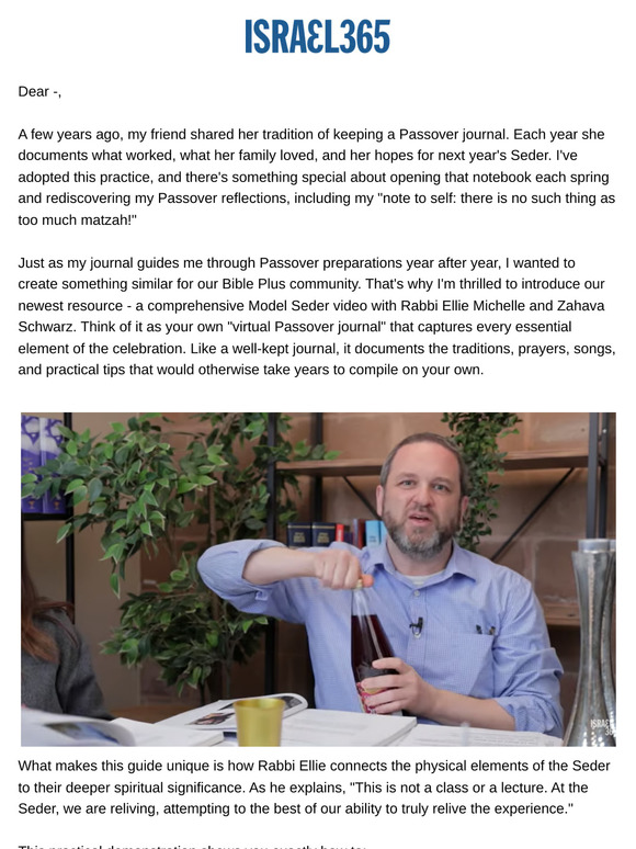 Israel365: Your complete 15-step Passover Seder guide (+ free Haggadah ...