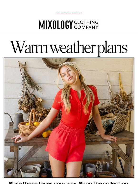 Mixology Clothing: Your spring uniform starts here | Milled