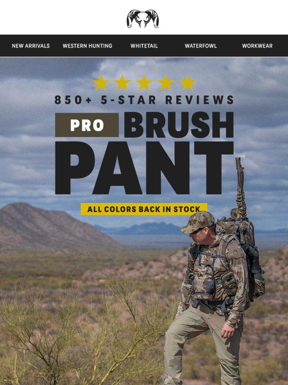 KUIU: PRO Brush Pant – All Colors Back In Stock | Milled