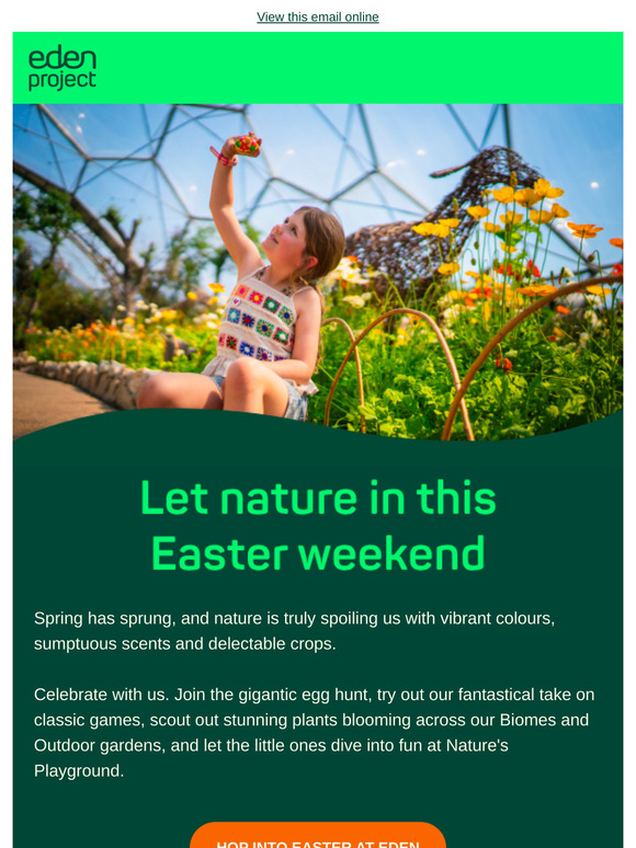 Eden Project: Last chance to enjoy a weekend of Easter fun at the Eden ...