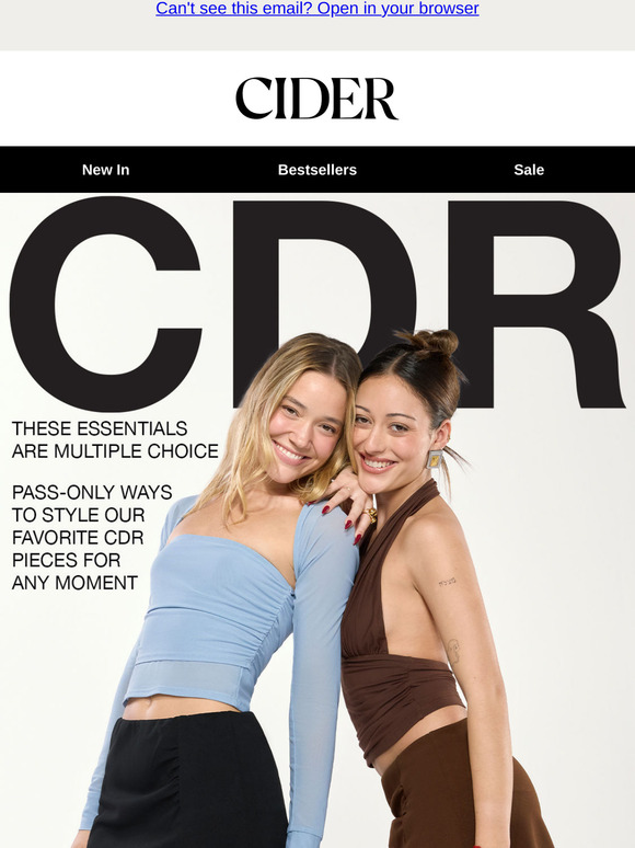 Cider: Essentials, Multiple Choice | Milled