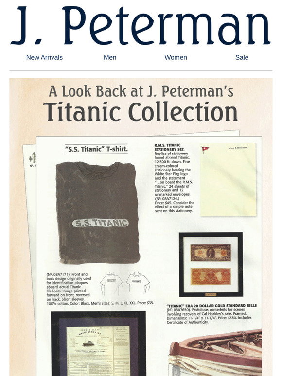 J. Peterman: A Titanic Time Capsule | Milled