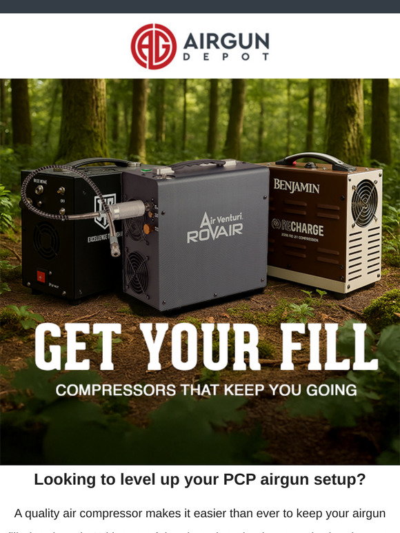 Airgun Depot: Get Your Fill – The Ultimate PCP Compressor Lineup | Milled