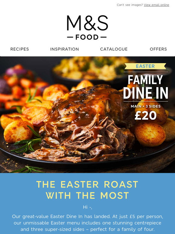 Marks and Spencer: Our Easter Dine In deal has landed | Milled
