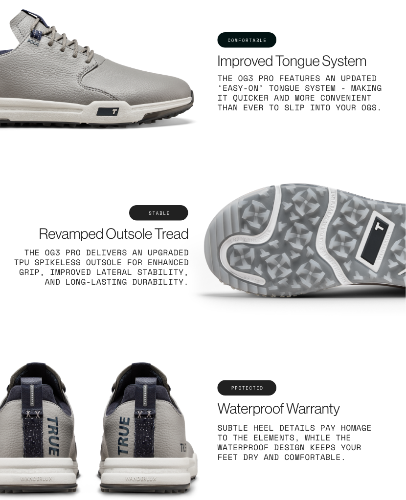 True Linkswear: Introducing The New OG3 Pro | Milled