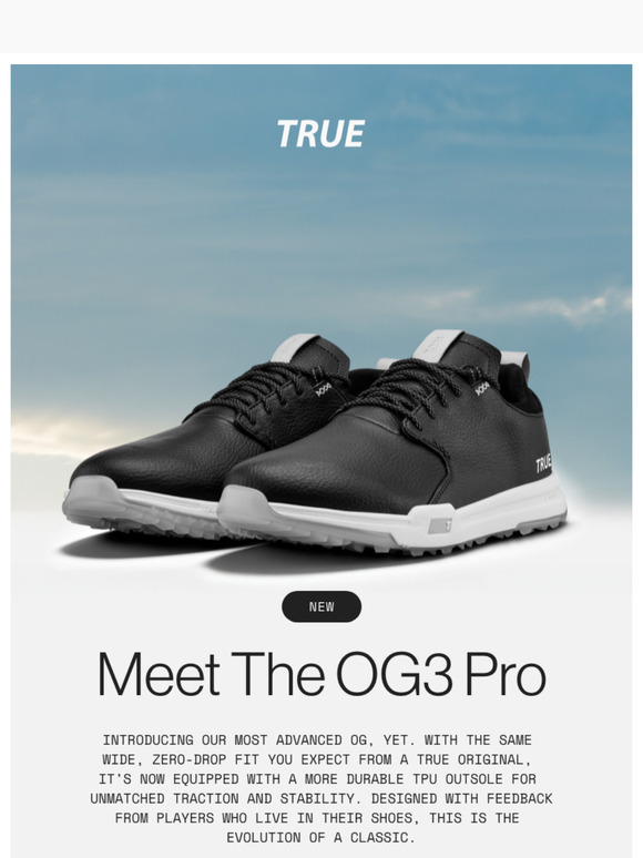 True Linkswear: Introducing The New OG3 Pro | Milled