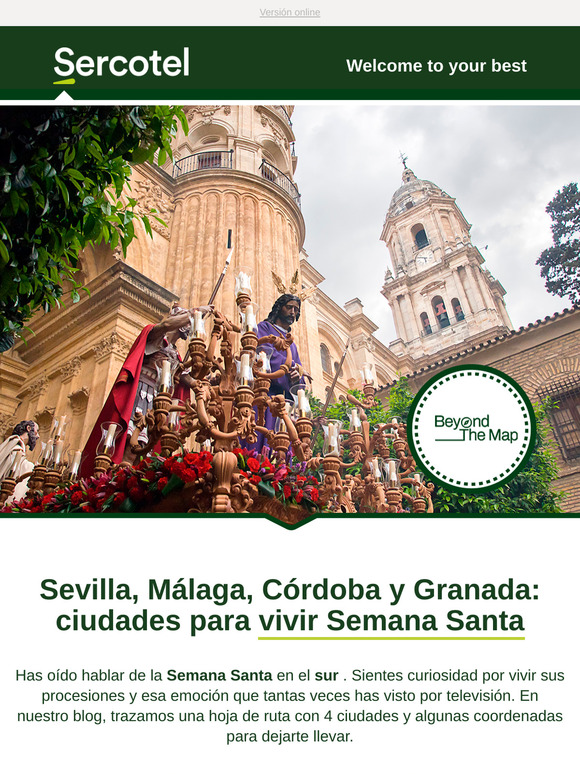 Sercotel: ¡Noc noc! Aquí los mejores planes de Semana Santa | Milled