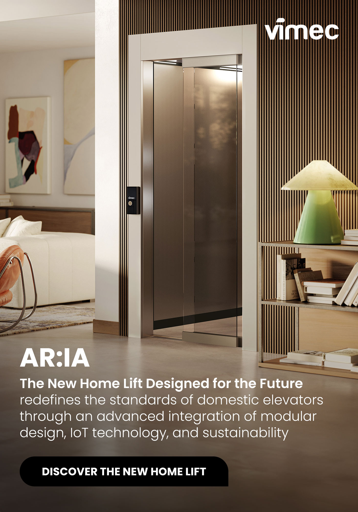Archiproducts: The in-outdoor home lift with modular design, IoT tech ...