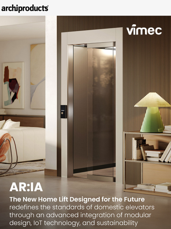 Archiproducts: The in-outdoor home lift with modular design, IoT tech ...