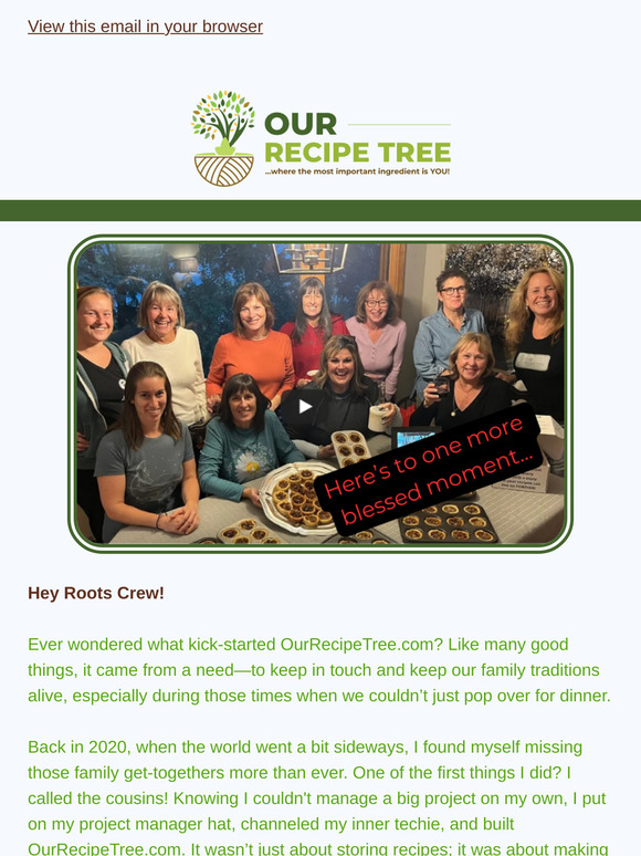 Our Recipe Tree: The Real Story Behind Our Recipe Tree | Milled